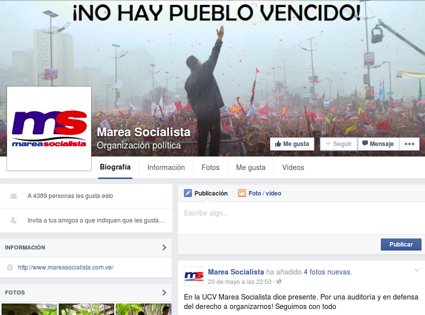 Marea Socialista en las Redes Sociales